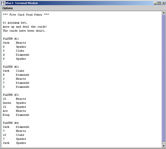 Solved The deckOfCards project makes use of the Card class, | Chegg.com