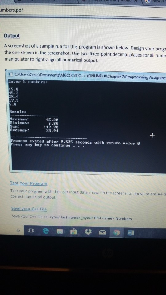 Solved Programming Assignment: Numbers Write a C++ program | Chegg.com Solved Programming Assignment: Numbers Write a C++ program | Chegg.com