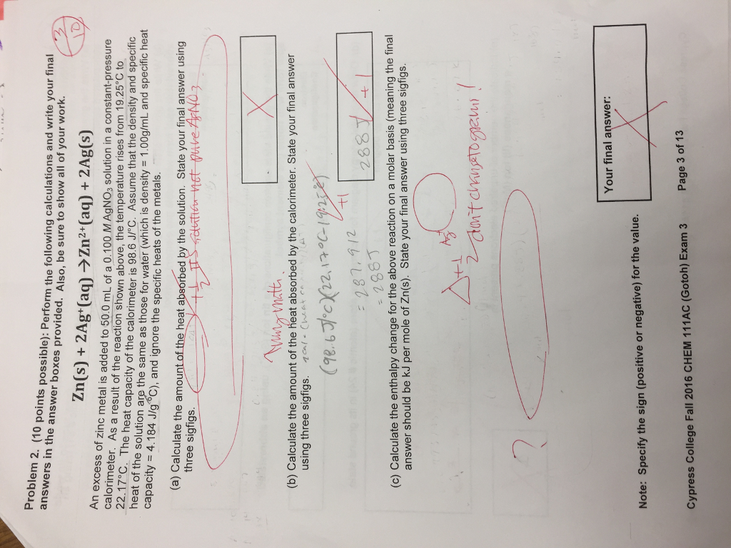 Solved Zn(s) + 2Ag^+ (aq) rightarrow Zn^2+ (aq) + 2Ag(s) An | Chegg.com