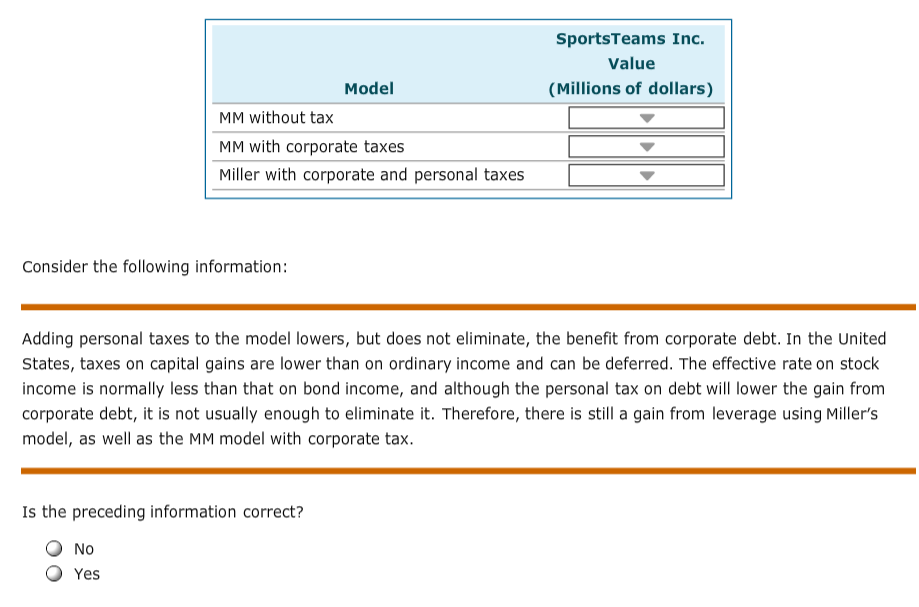 1. M&M and Miller models Aa Aa After Modigliani and | Chegg.com