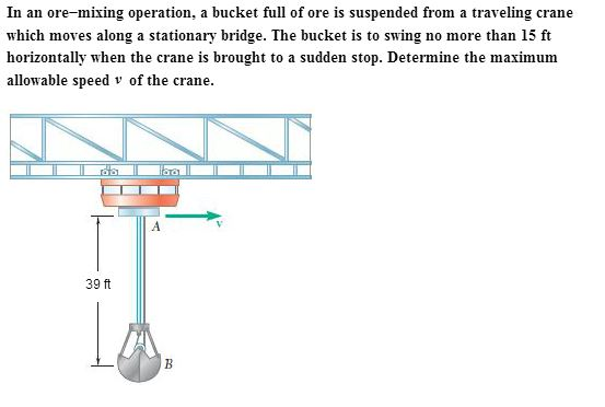 Solved In an ore-mixing operation, a bucket full of ore is | Chegg.com