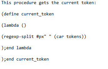 Scheme Programming Language Help Top-Down Parser | Chegg.com