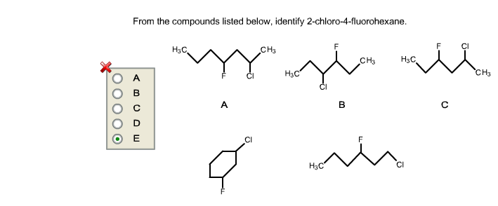 Solved From the compounds listed below, identify | Chegg.com