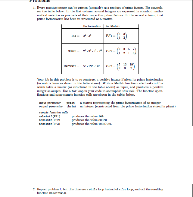 Solved Every positive integer can be written (uniquely) as a | Chegg.com