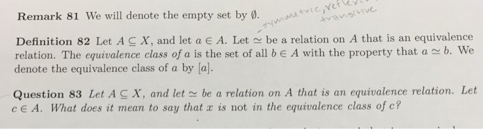 Solved We will denote the empty set by phi. Let A X, and | Chegg.com
