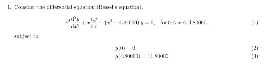 Solved Apply the Finite Element Method to solve this | Chegg.com
