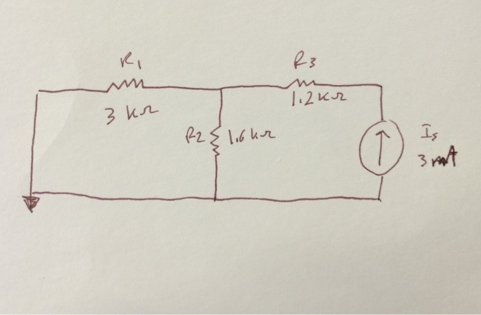 Solved: Calculate The Current And Voltage Across Each Resi... | Chegg.com