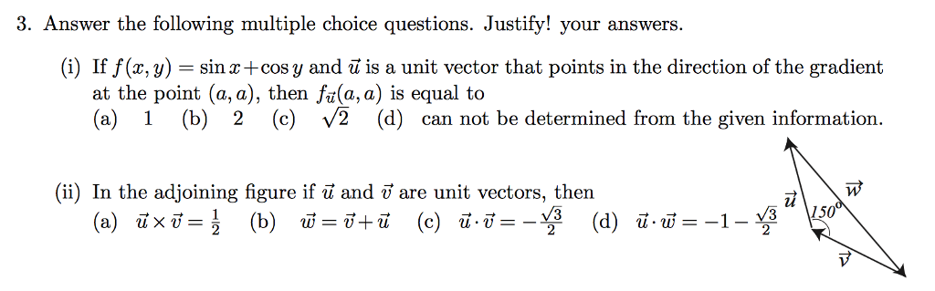 Solved Answer the following multiple choice questions. | Chegg.com