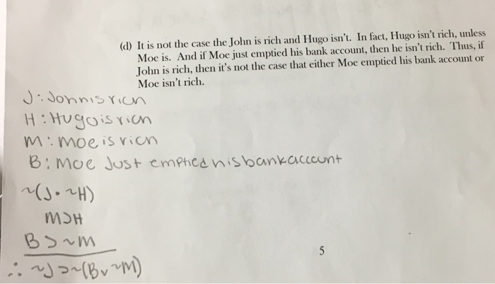 Solved Symbolize each of the following arguments in | Chegg.com