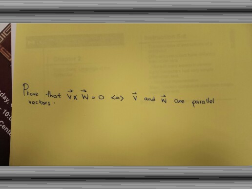 Solved Pare Tove that Vxw=0