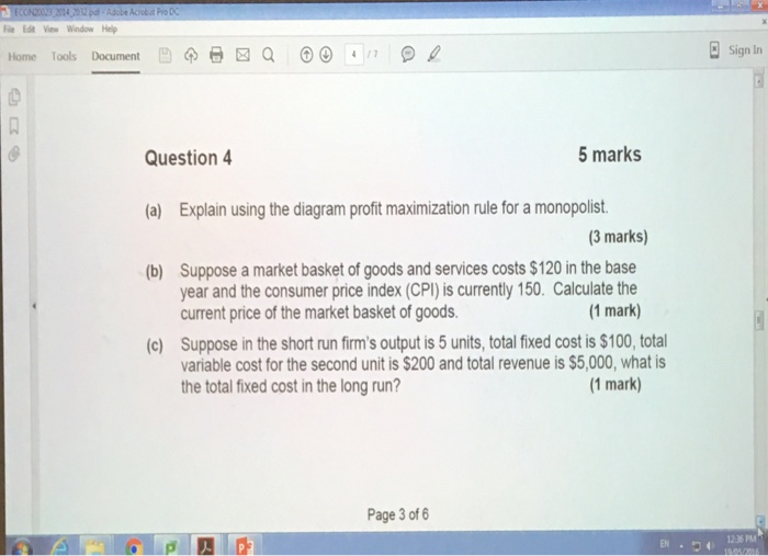 Solved Explain using the diagram profit maximization rule | Chegg.com