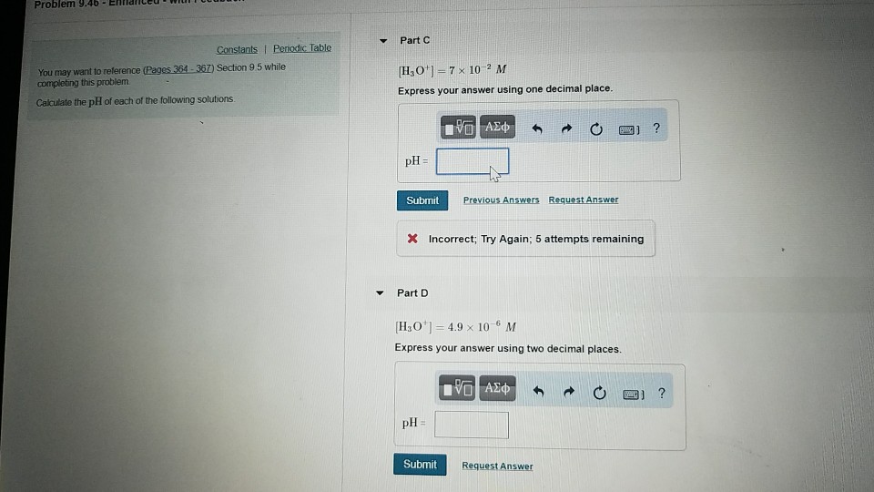Solved Problem 9.46-Elanteuwi Part C Constants I Periodic | Chegg.com