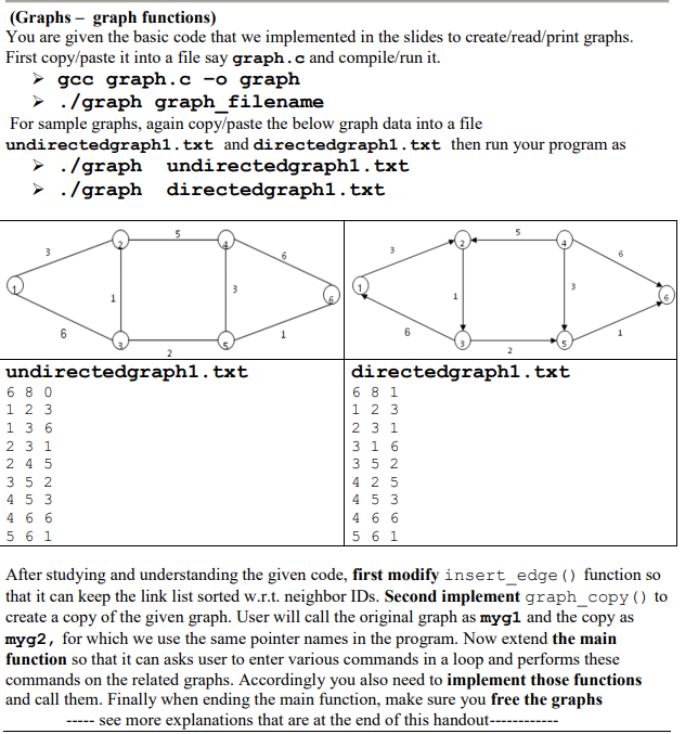 graph.c #include #include | Chegg.com