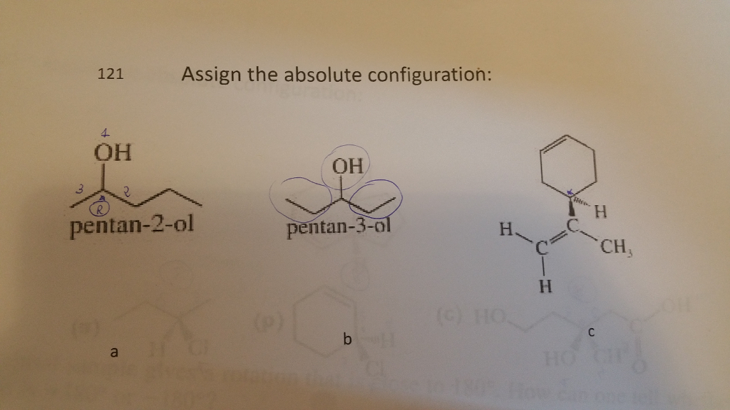 Solved 121 OH pentan Assign the absolute configuration: OH | Chegg.com Solved 121 OH pentan Assign the absolute configuration: OH | Chegg.com