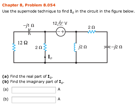 Solved Use of the super node technique to find Io in the | Chegg.com