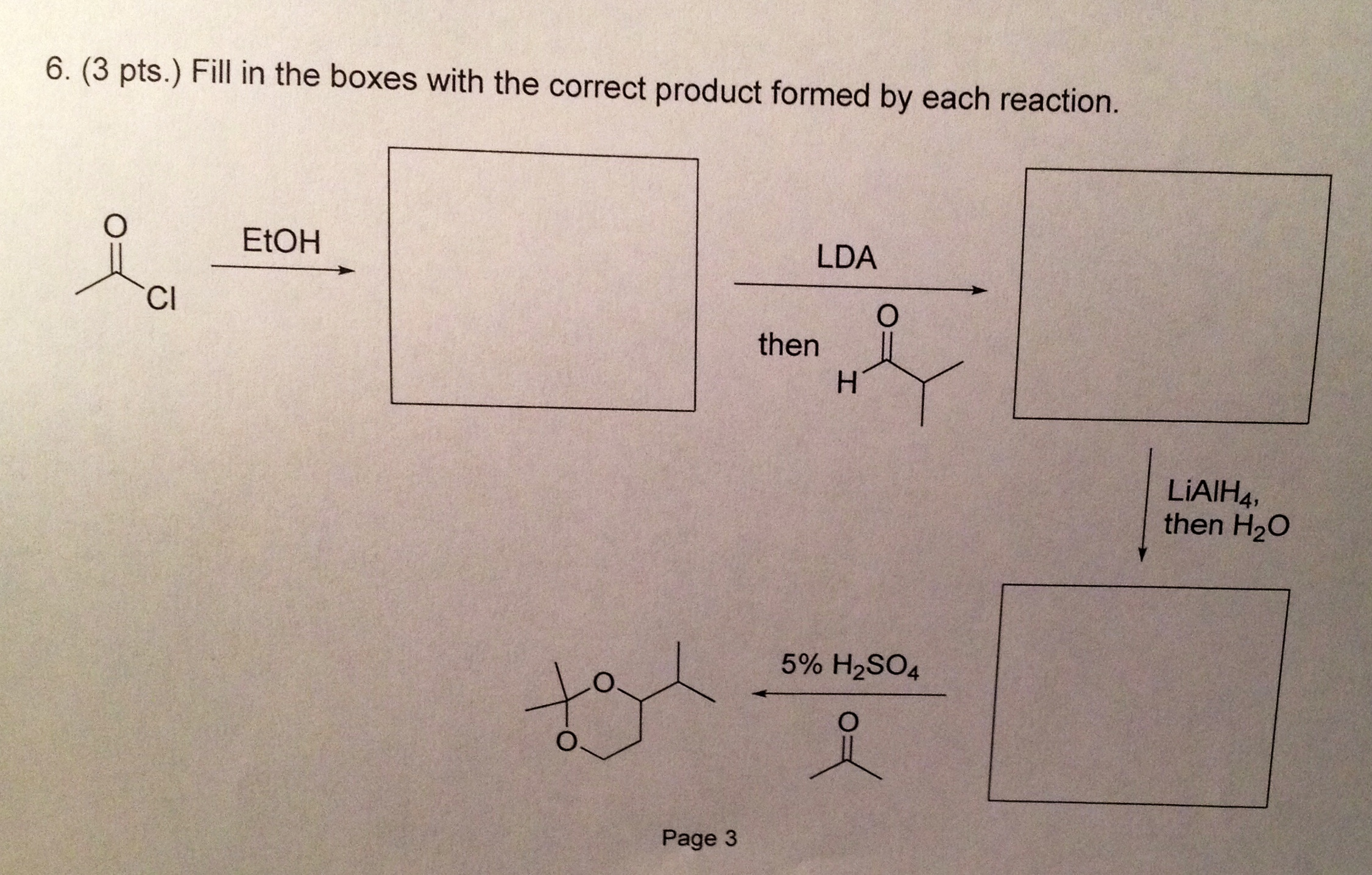 Solved Fill m the boxes with the correct product formed by | Chegg.com Solved Fill m the boxes with the correct product formed by | Chegg.com