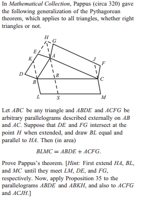 Solved Two parallelograms that have the same base and lie | Chegg.com