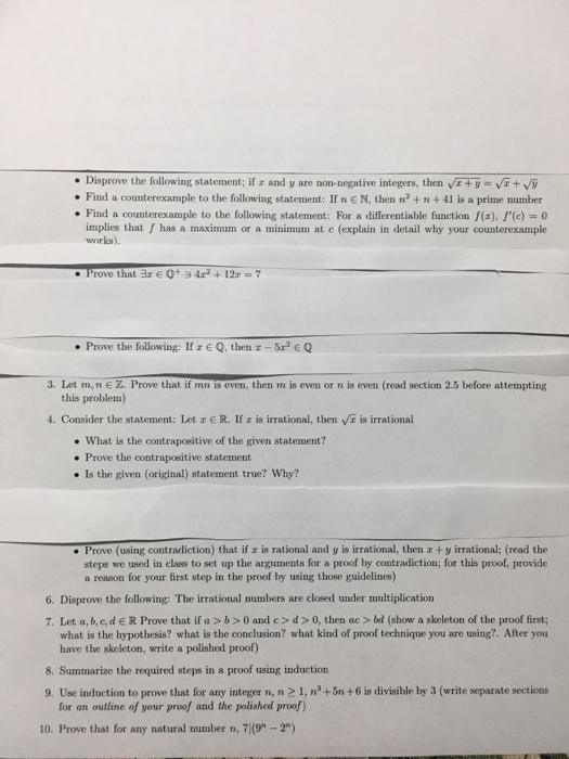 Solved Disprove the following statement; if x and y are | Chegg.com
