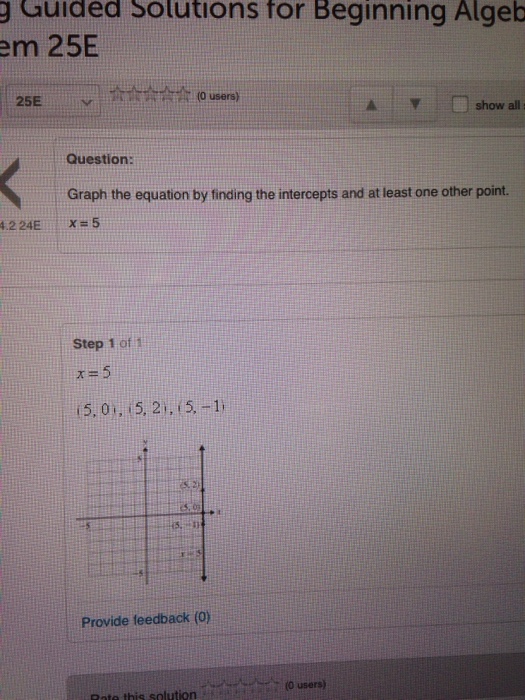 Solved Graph the equation by finding the intercepts and at | Chegg.com