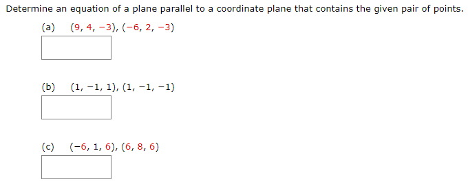 Solved Determine an equation of a plane parallel to a | Chegg.com