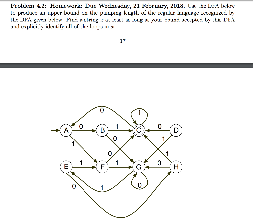 Solved Problem 4.2: Homework: Due Wednesday, 21 February, | Chegg.com