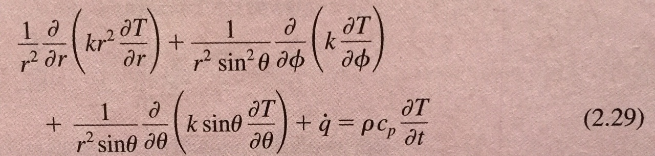 Beginning with the heat diffusion equation in | Chegg.com