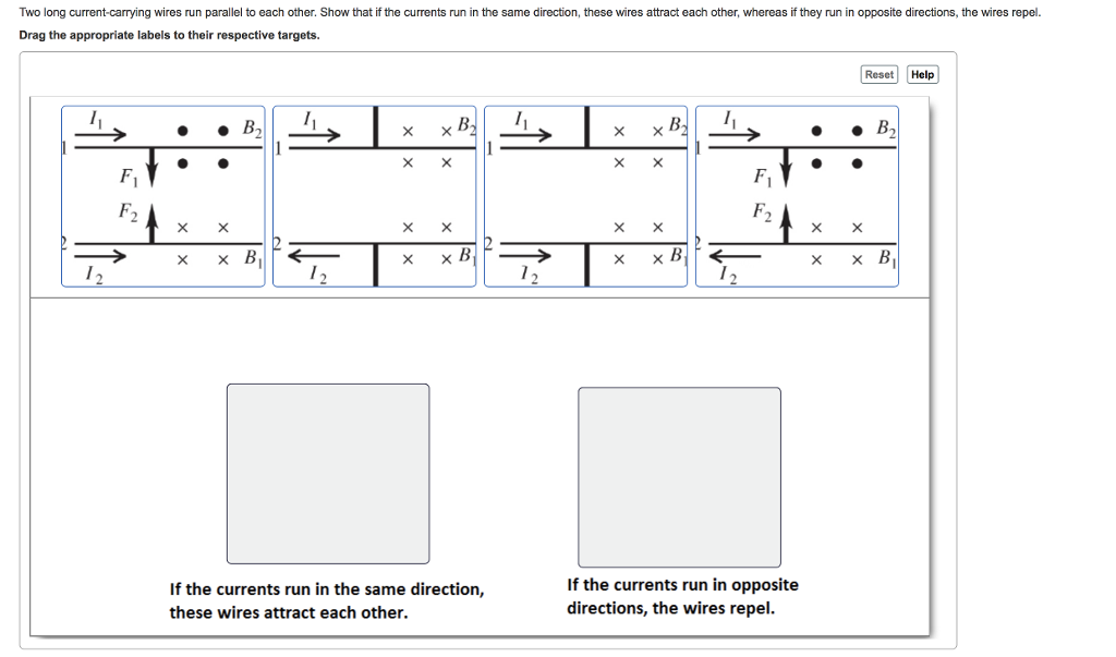 Solved Two long current-carrying wires run parallel to each | Chegg.com