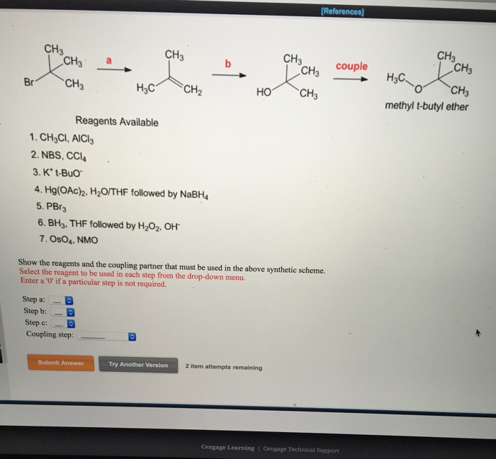 Solved CH_3Cl,AlCl3 NBS, CCl4 K^+ t-BuO^- Hg(Oac)2, | Chegg.com