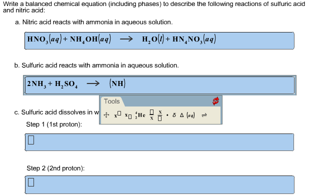 Looking Good Sulphuric Acid Ammonia Balanced Equation Aerobic And ...