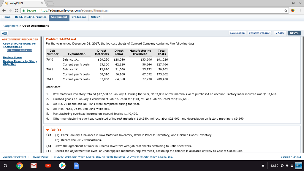 Solved: WileyPLUS CSecure Https://edugen.wileyplus.com/edu... | Chegg.com