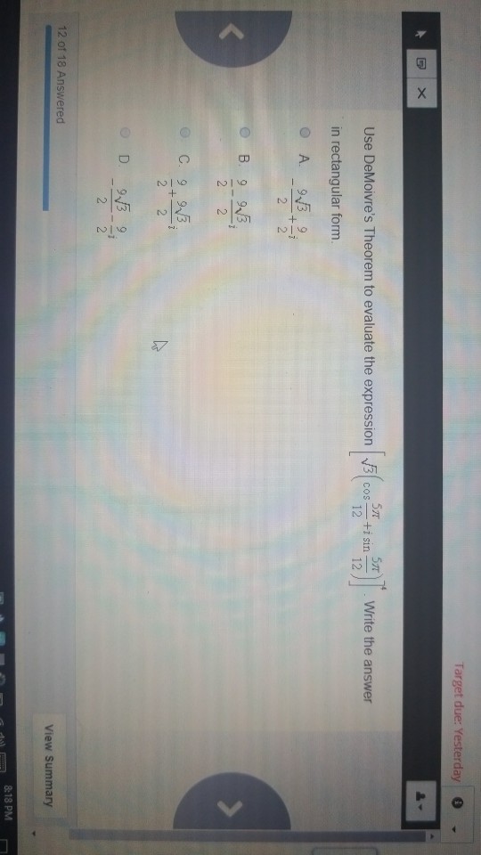 Solved Rewrite r 1.5 sin e in rectangular form O A. x2 +y2 | Chegg.com