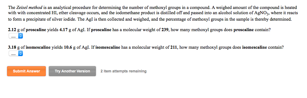 Solved The Zeisel method is an analytical procedure for | Chegg.com