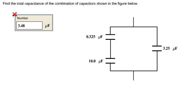 Solved Find the total capacitance of the combination of | Chegg.com