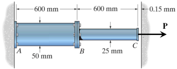 Solved The steel (Est = 200 GPa) shaft shown in composed of | Chegg.com