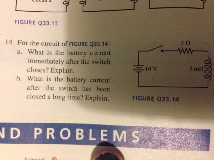 Solved For the circuit of FIGURE Q33.14: What is the | Chegg.com