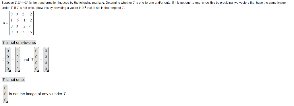 Solved Suppose T:3 R is thetransformation induced by the | Chegg.com