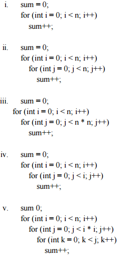 Solved Data Structures Courrse For each of the following | Chegg.com