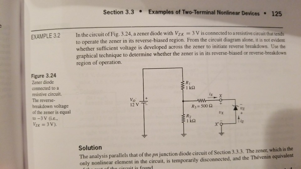 Solved A square law device with parameters A=0.75mA/V^2 And | Chegg.com