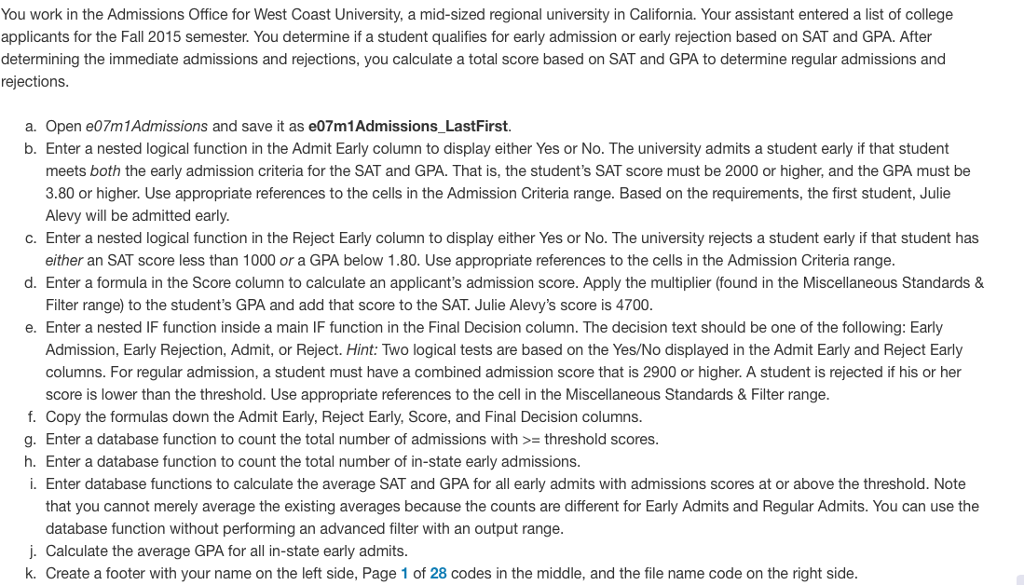 Solved Complete pg 459 #1 (West Coast University Admissions | Chegg.com