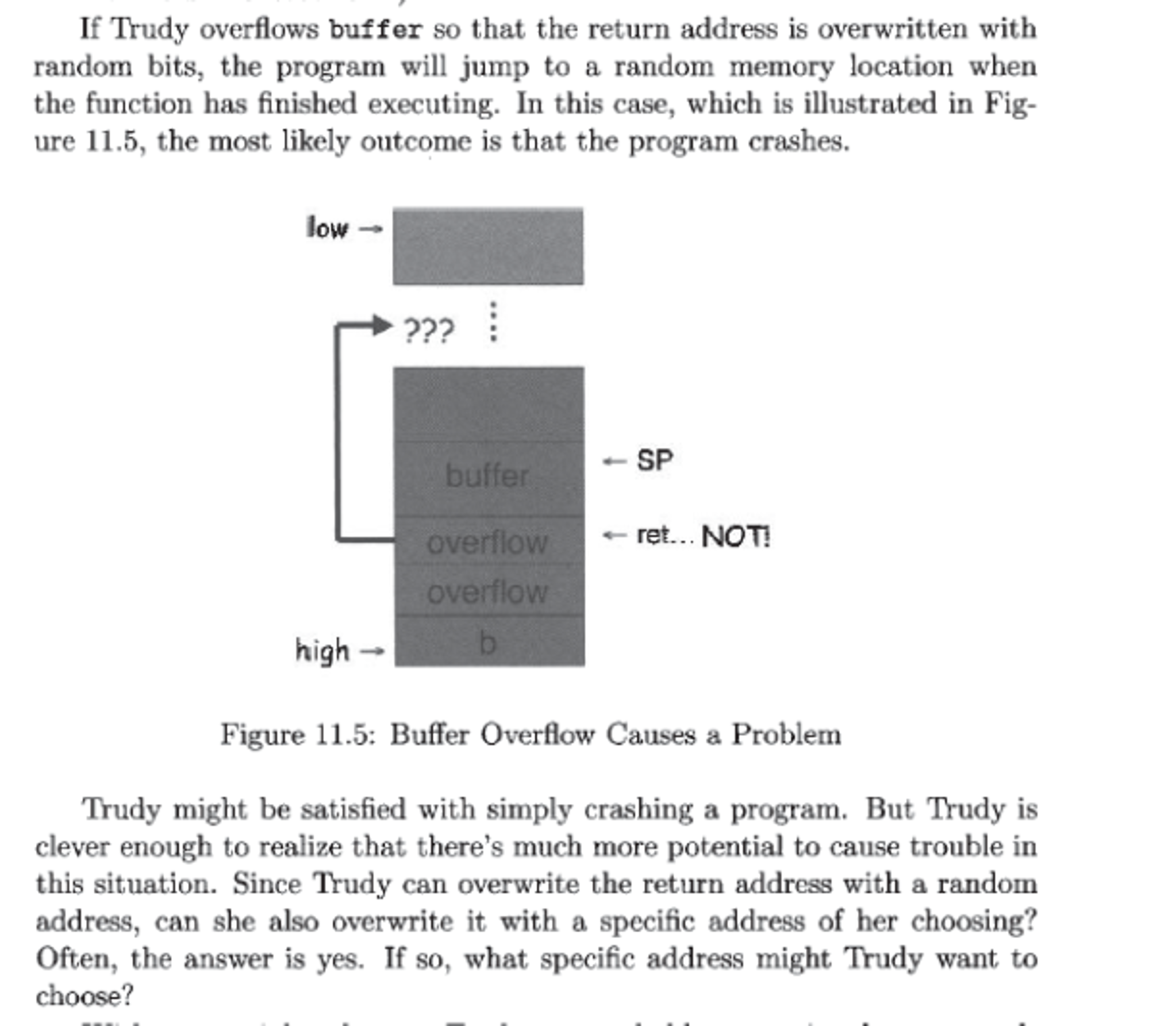 Suppose That The Nx Bit Method Of Protecting Against