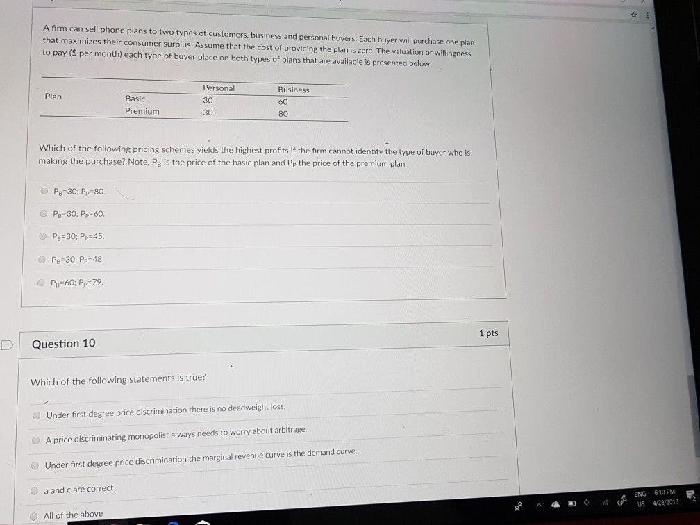 Solved Question 1 1 pts Consider a competitive constant-cost | Chegg.com