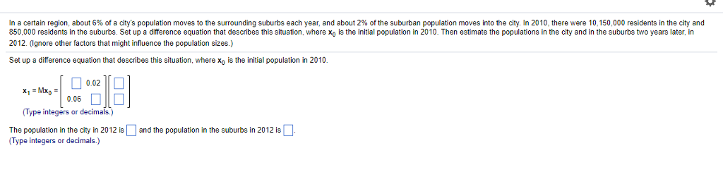 Solved In a certain region, about 6% of a city's population | Chegg.com