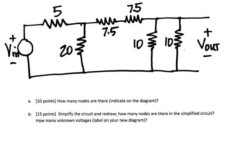 Solved 5 75 7.5 0町 a. 10 points] How many nodes are there | Chegg.com