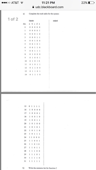 Solved oo AT&T 11:21 PM 22% udc.blackboard.com 4 Designing a | Chegg.com