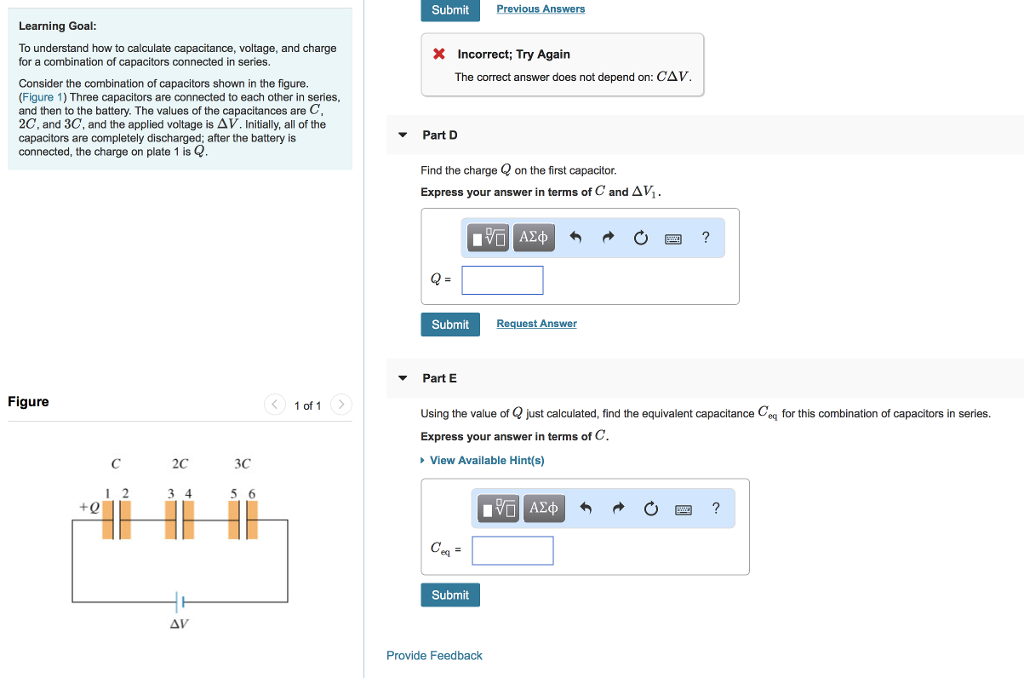 Solved Submit Previous Answers Learning Goal To understand | Chegg.com