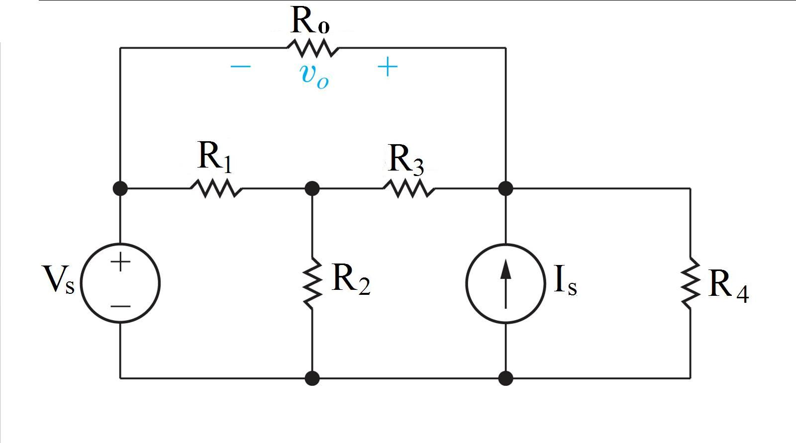 Solved Given that "Vs" is 42 V, R0 is 850 Ohm, R1 is 78 Ohm, | Chegg.com