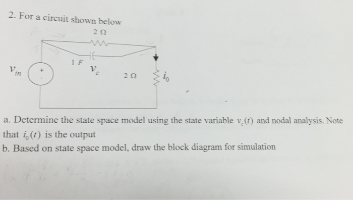 Solved For a circuit shown below a. Determine the state | Chegg.com