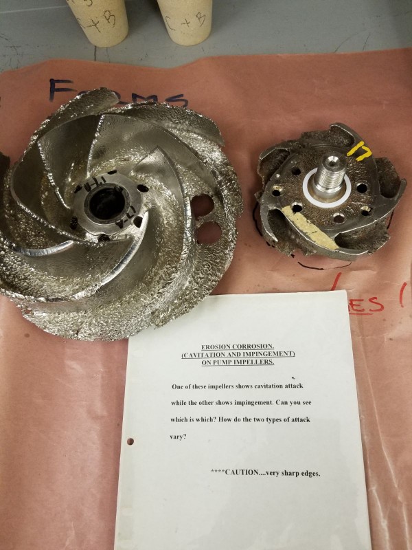 Solved 2 EROSION (CRROSION. CAVITAT?ONAND DIPINGEMENn ON | Chegg.com