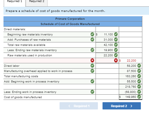 Solved Primare Corporation has provided the following data | Chegg.com Solved Primare Corporation has provided the following data | Chegg.com