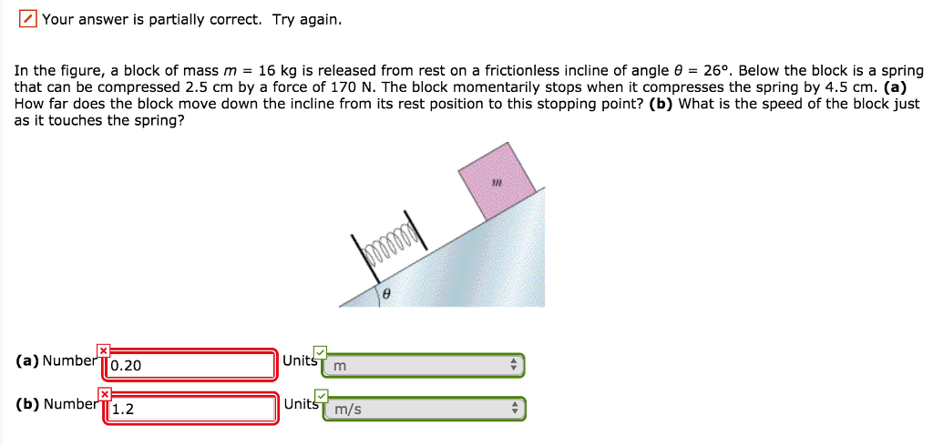 Solved Your answer is partially correct. Try again. In the | Chegg.com